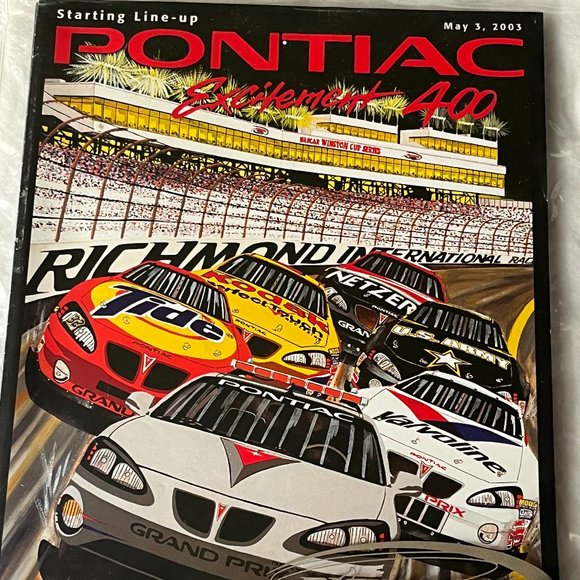 Nascar | Other | 203 Richmond International Raceway Nascar Race Program ...